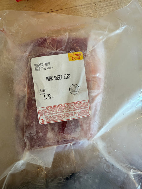 Pork Sheet Ribs | Butcher Farms